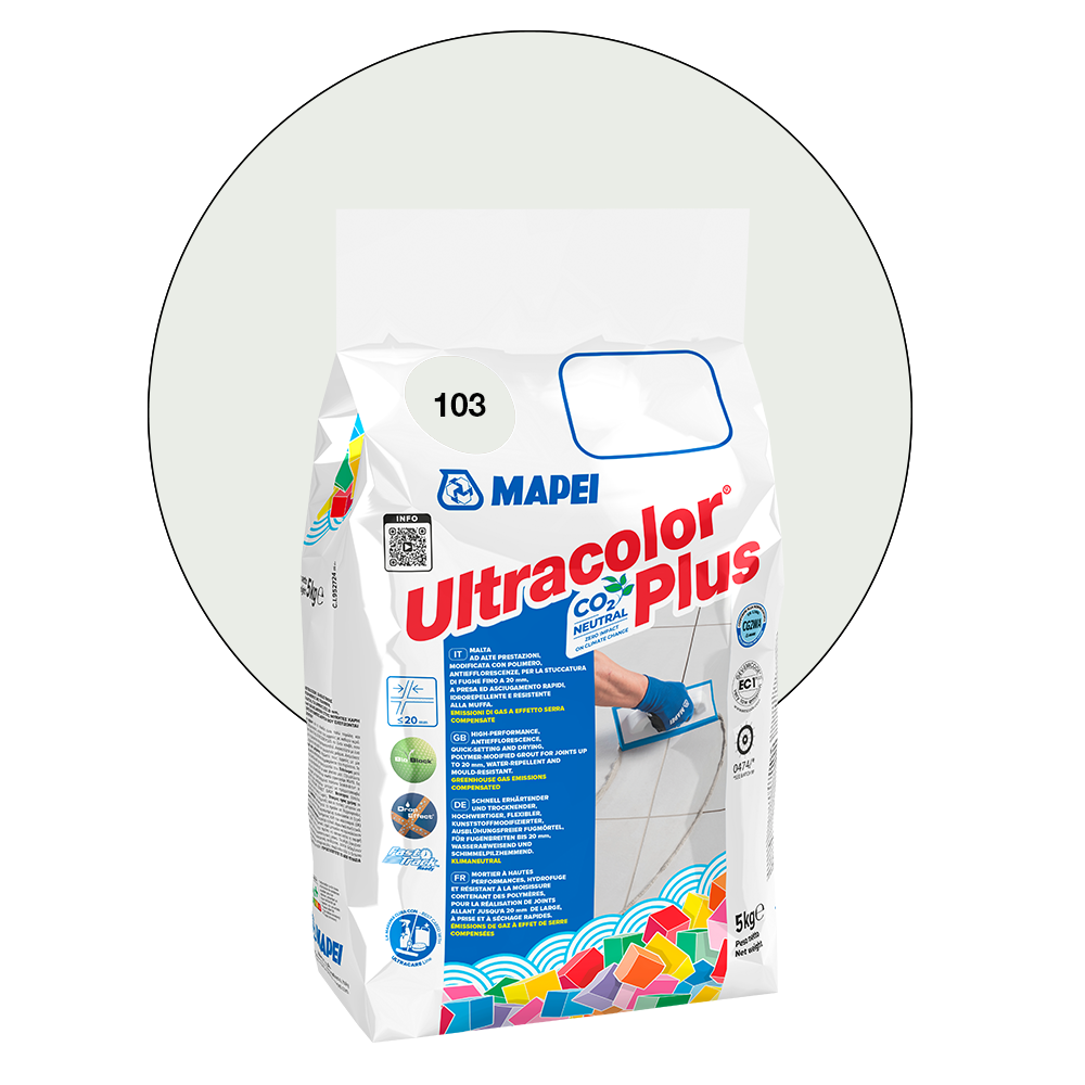 Mapei Ultracolor PLUS 103 mondweiß | Markenfliesen24.de